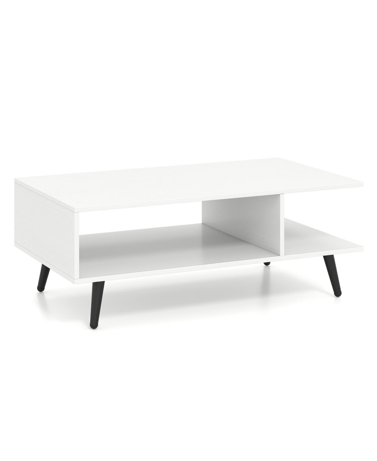Click here for Slickblue Mid Century Modern Coffee Table 2 Tier O... prices