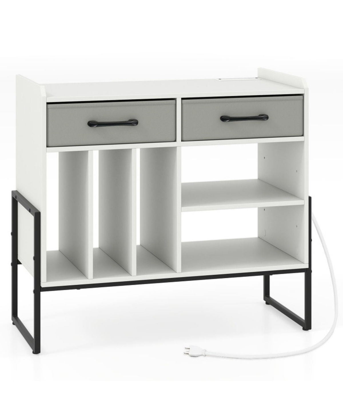Click here for Gouun Vinyl Storage Cabinet with Charging Station... prices