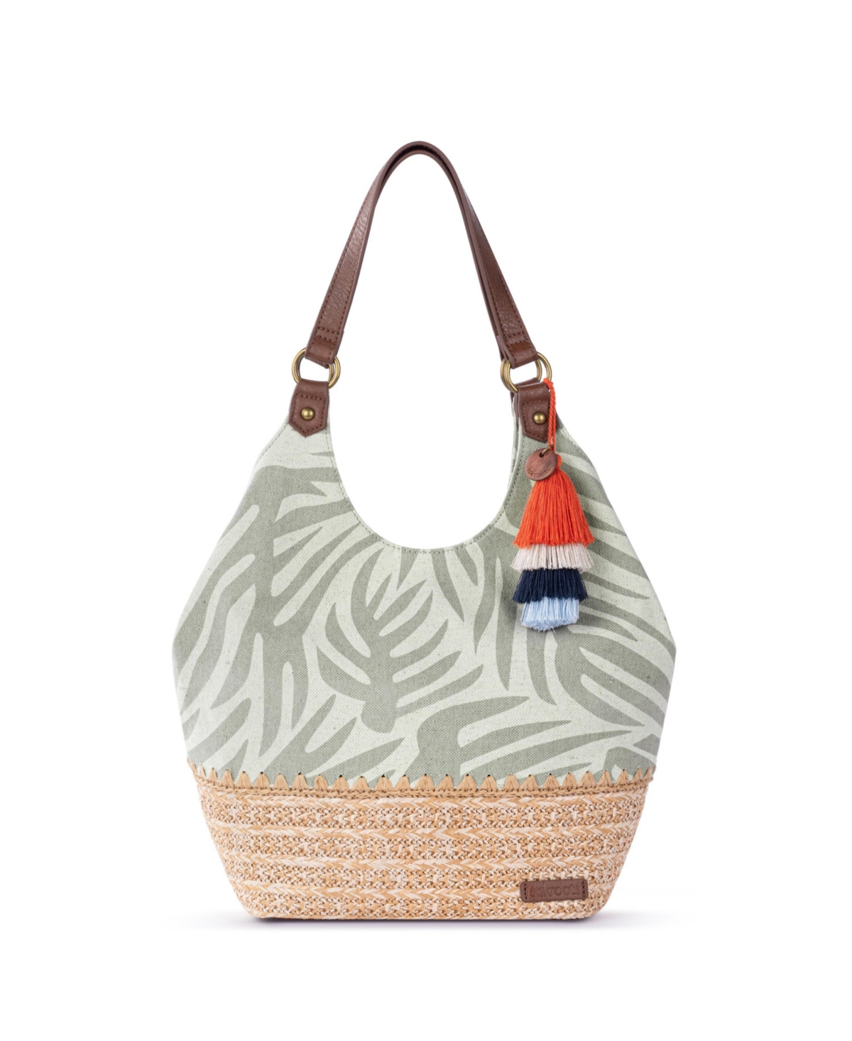 Click here for Sakroots Womens Roma Shopper - Natural leaf prices