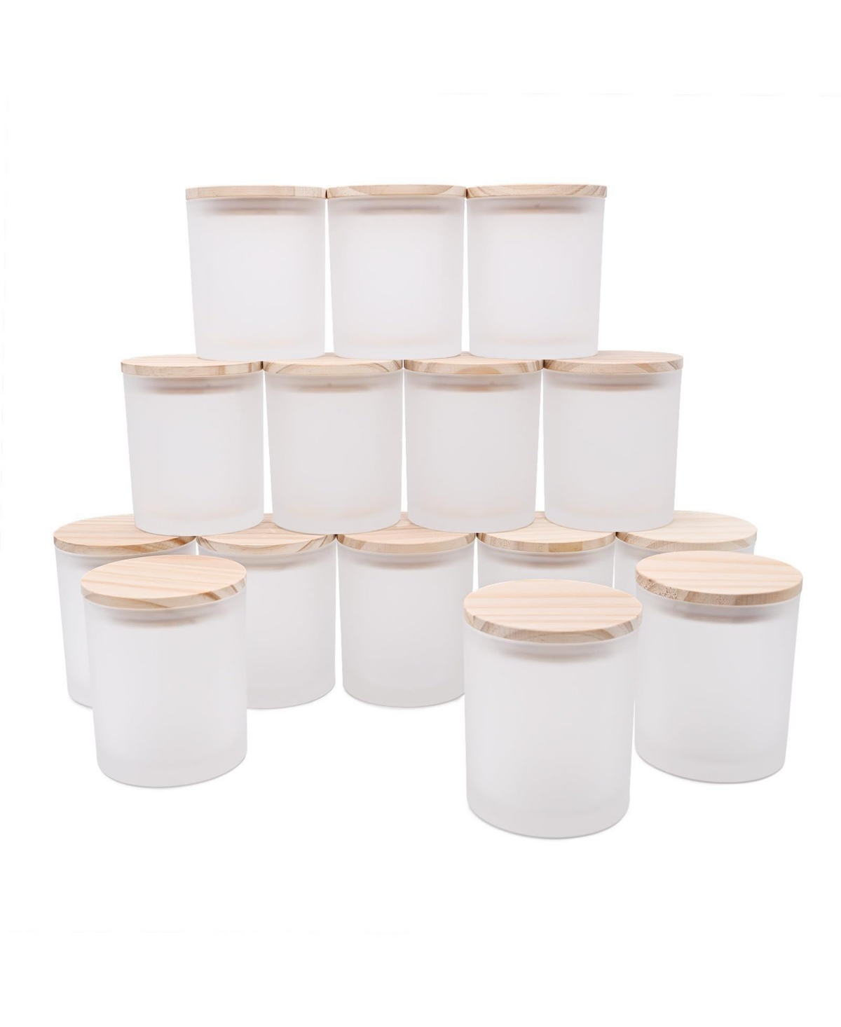 Click here for Gnuadz 15pcs Candle Jars With Wood Lids Empty Samp... prices