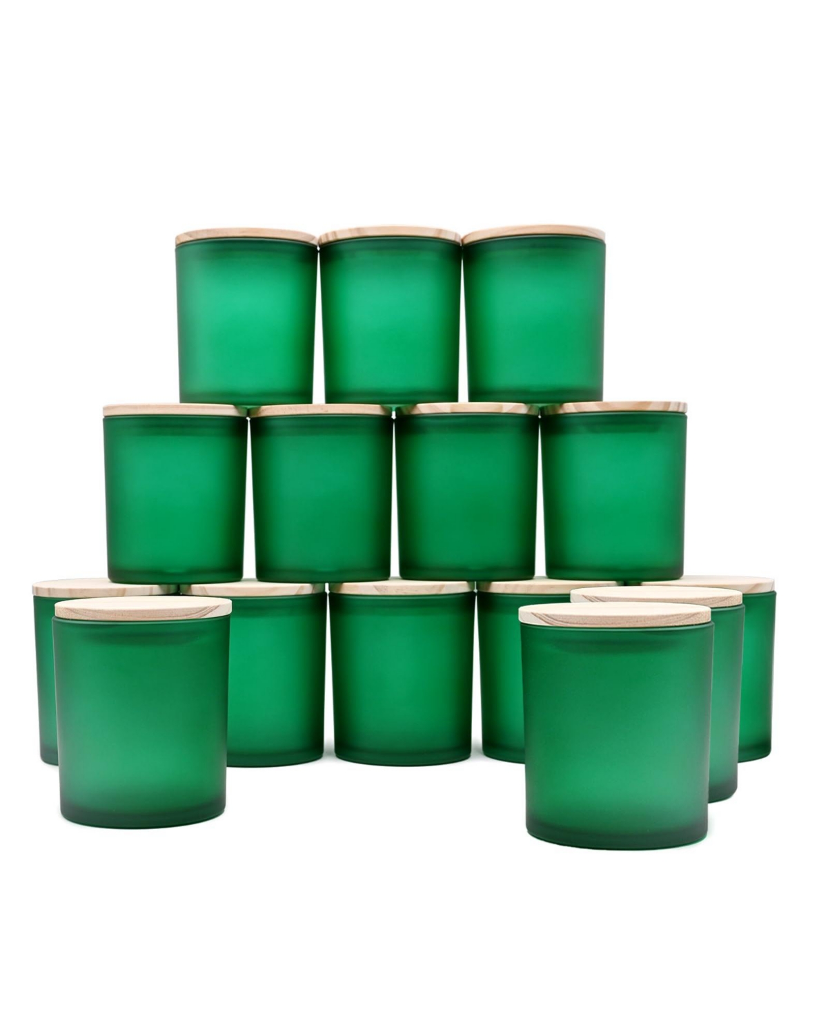 Click here for Gnuadz 15pcs Candle Jars With Wood Lids Empty Samp... prices