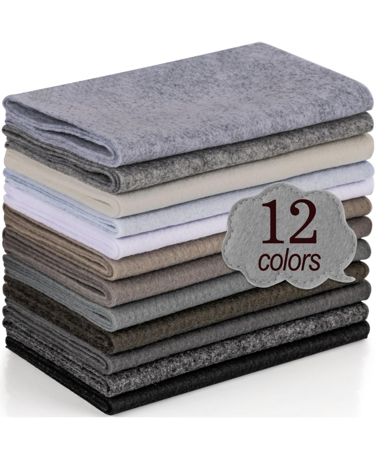 Click here for Gnuadz 12 Rolls Soft Felt Fabric Sheets Diy Craft... prices