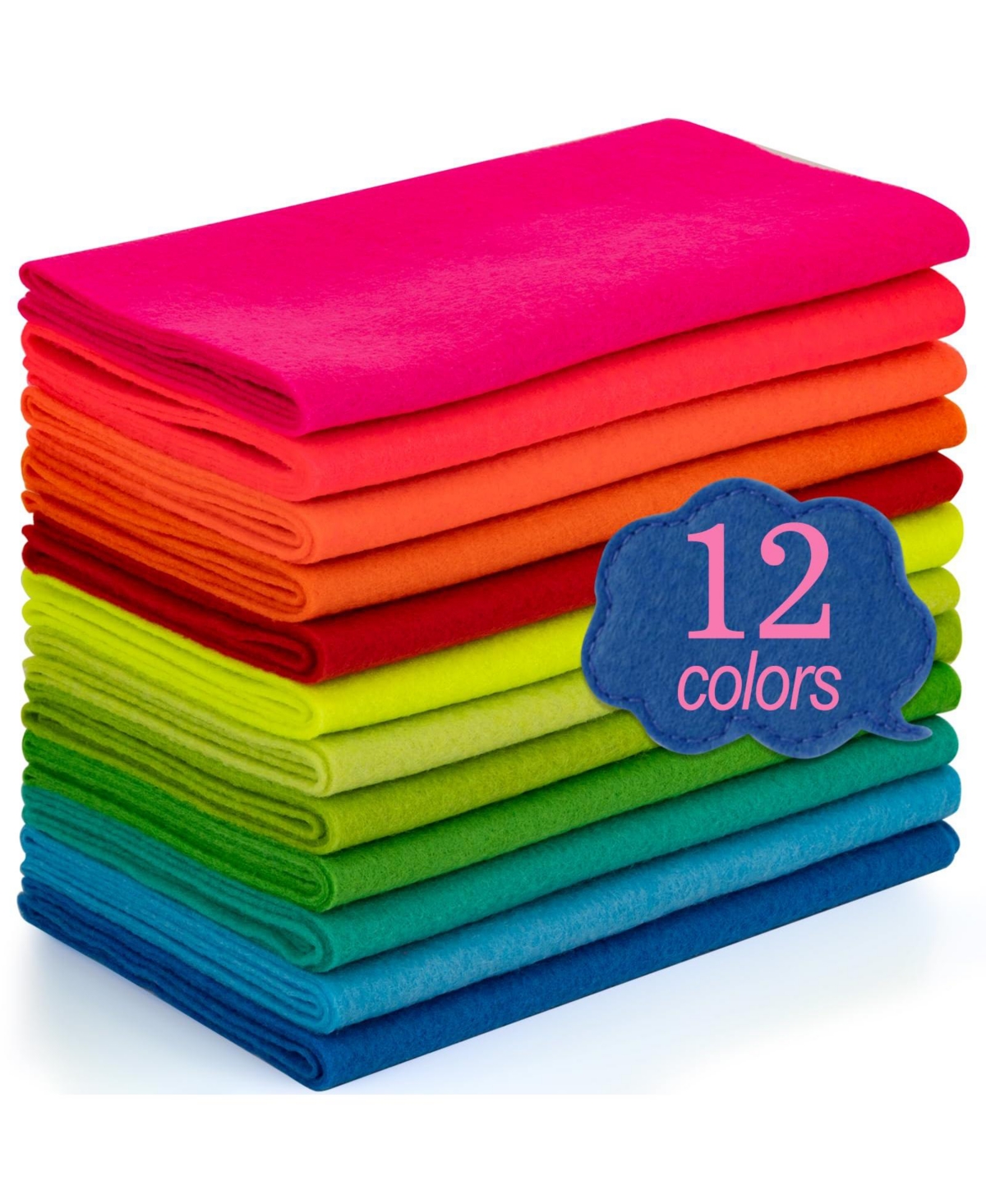 Click here for Gnuadz 12 Rolls Soft Felt Fabric Sheets Diy Craft... prices