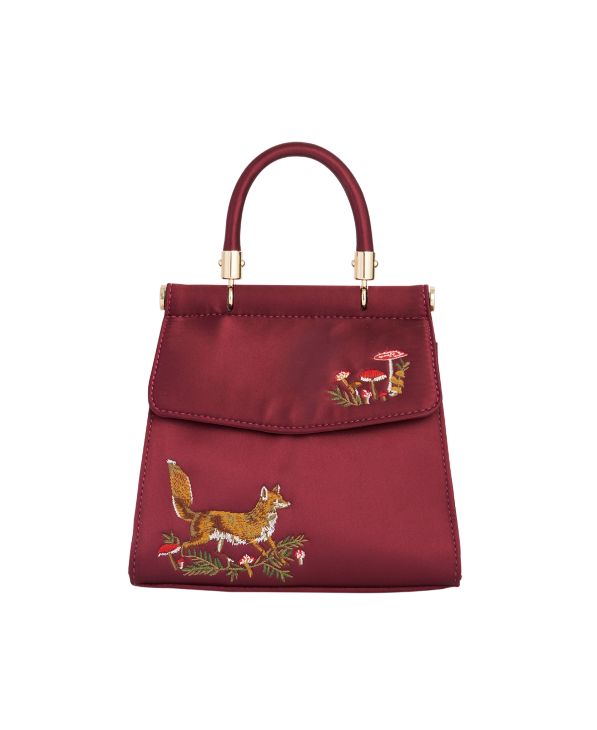Click here for Fable England Womens Fox and Mushroom Embroidered... prices
