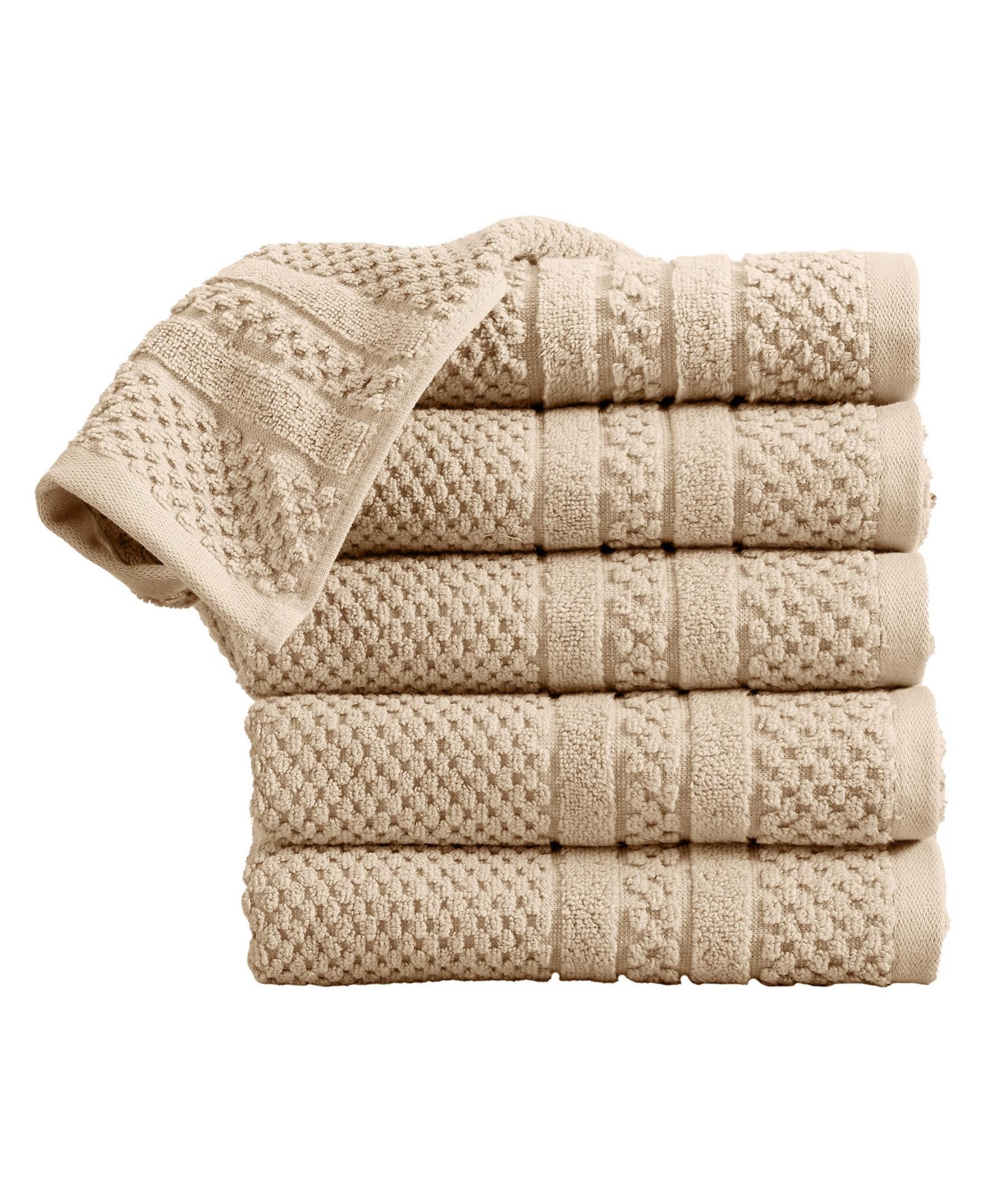 Click here for Linery & Co. Cotton Textured 6pk Hand Towel Set -... prices