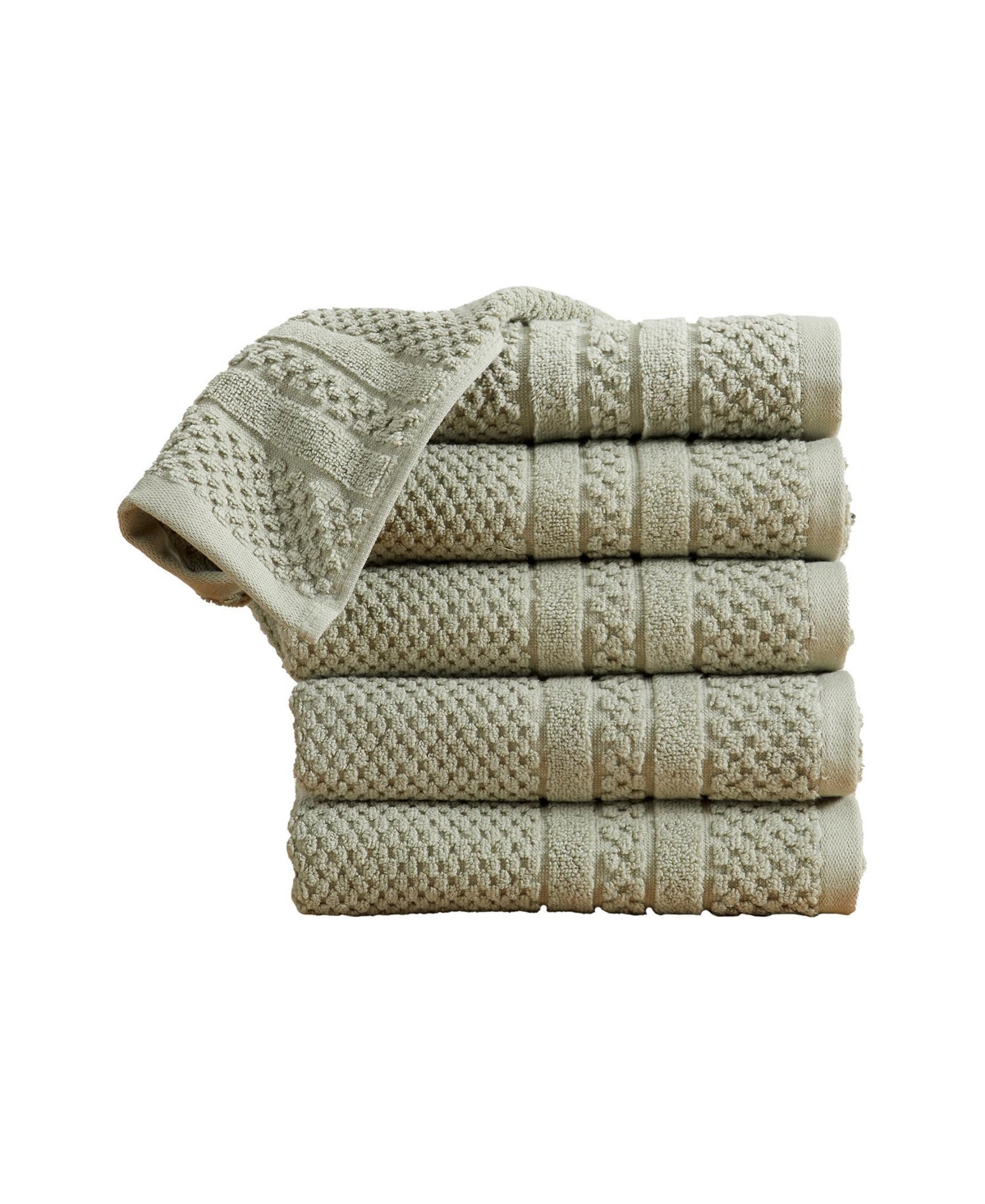 Click here for Linery & Co. Cotton Textured 6pk Hand Towel Set -... prices