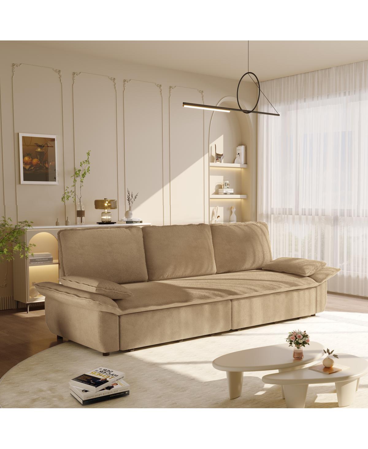 Click here for Streamdale Furniture 94.5" Corduroy King Pull... prices