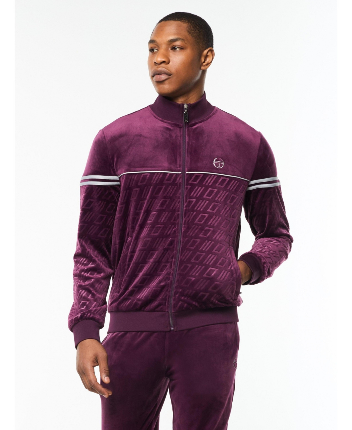 Click here for Sergio Tacchini Mens Bandiera Track Jacket - Poten... prices