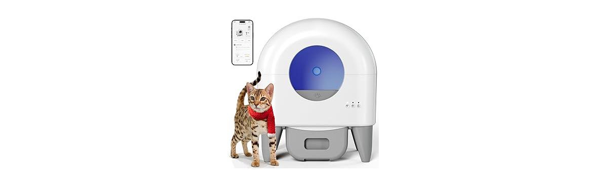 Click here for Cumrige Modern Smart Self Cleaning Cat Litter Box... prices