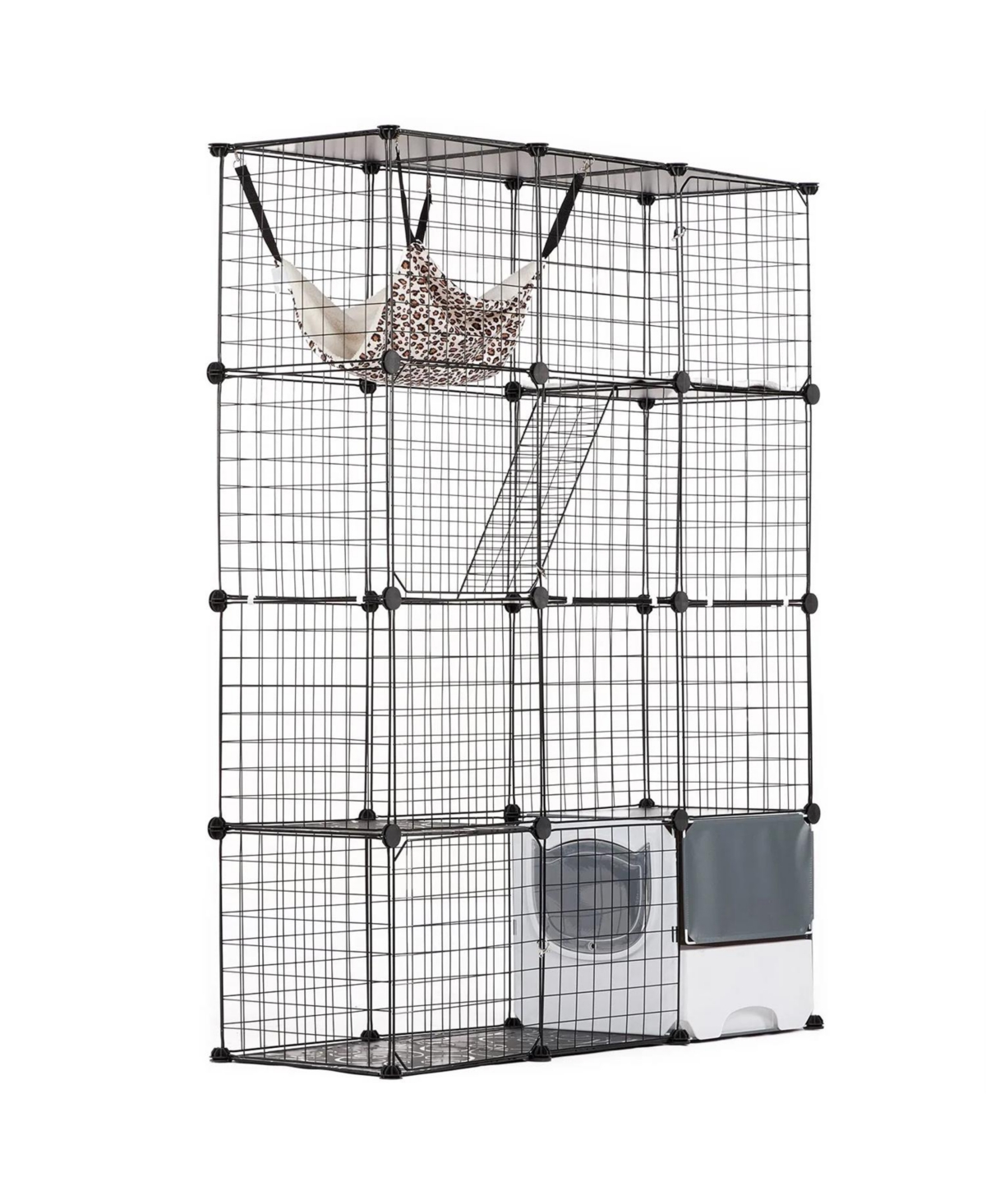 Click here for Zeus & Ruta Large 4 Tier Cat Cage with Detachable... prices