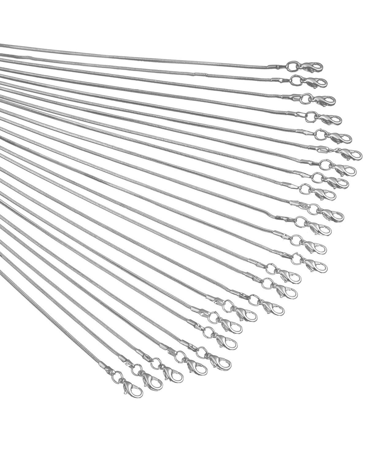 Click here for Gnuadz 24pcs Snake Chain Necklace Lobster Clasp Di... prices