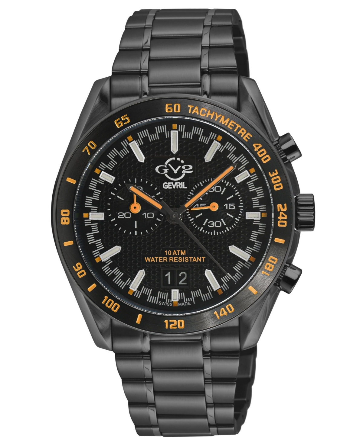 Click here for GV2 by Gevril Mens Freccia Swiss Quartz Ip Bracele... prices