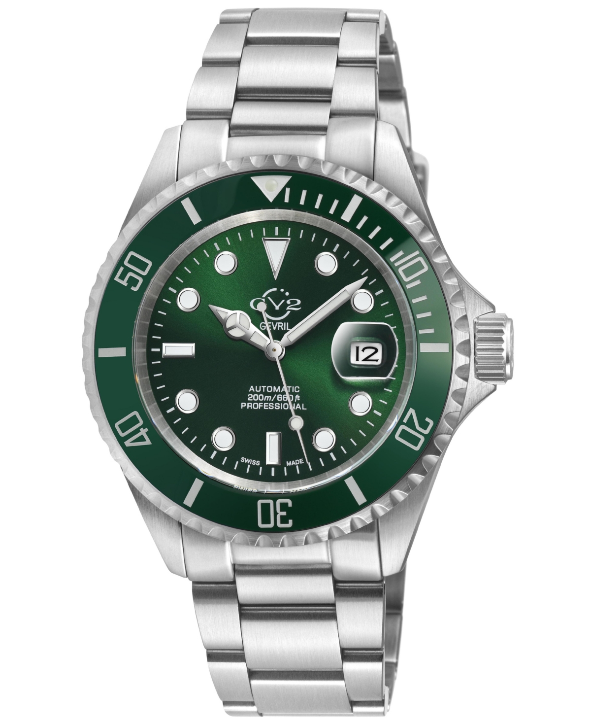 Click here for GV2 by Gevril Mens Liguria Swiss Automatic Bracele... prices