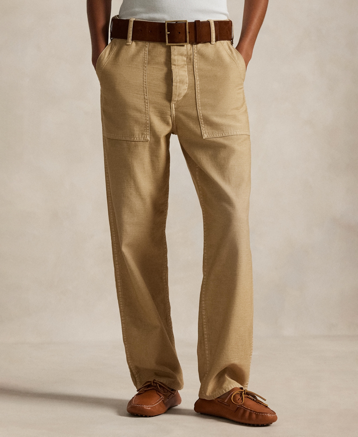 Click here for Polo Ralph Lauren Womens The Ricky Pants - Khaki prices