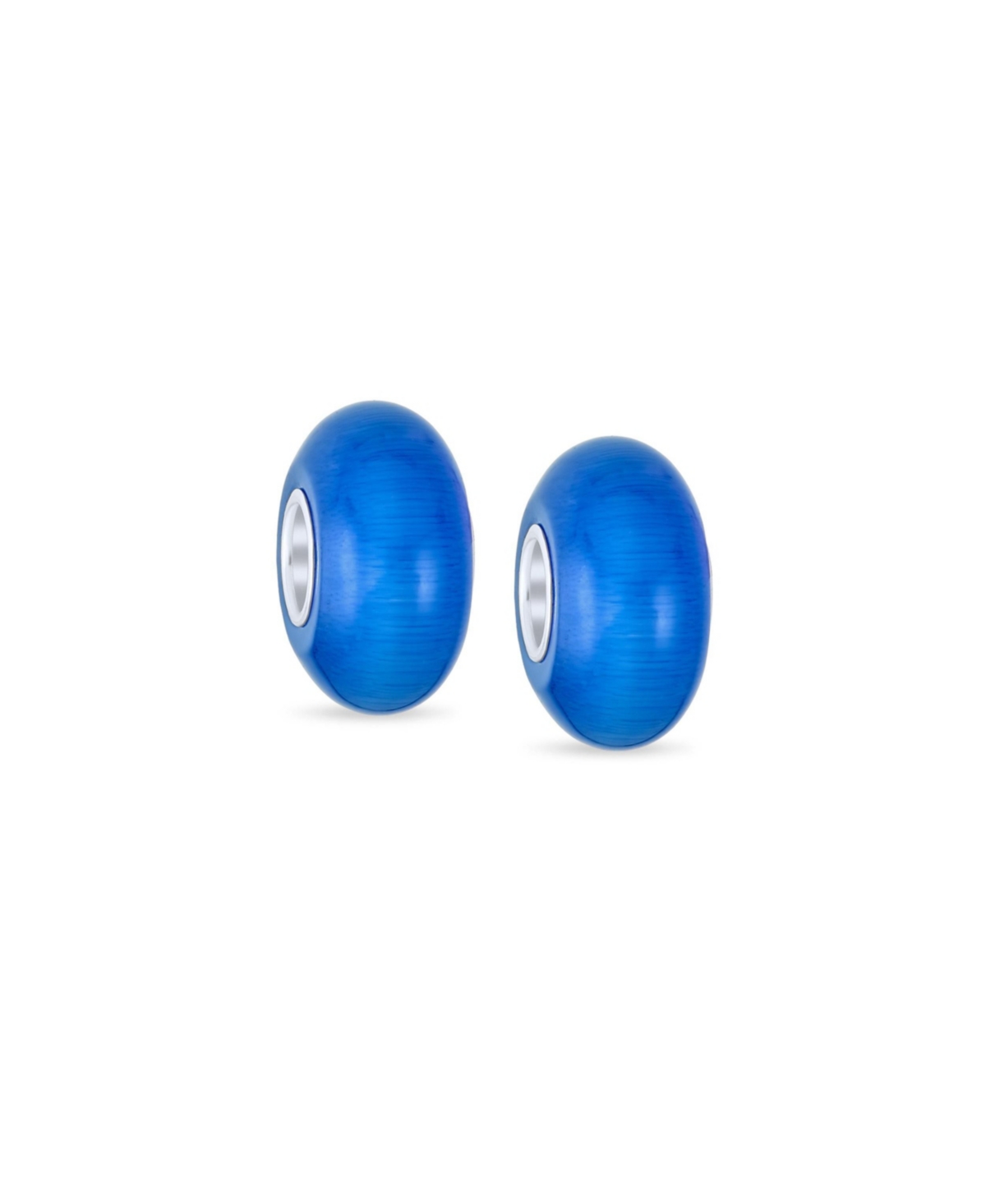 Click here for Bling Jewelry Set of 2 Smooth Opaque Murano Glass... prices