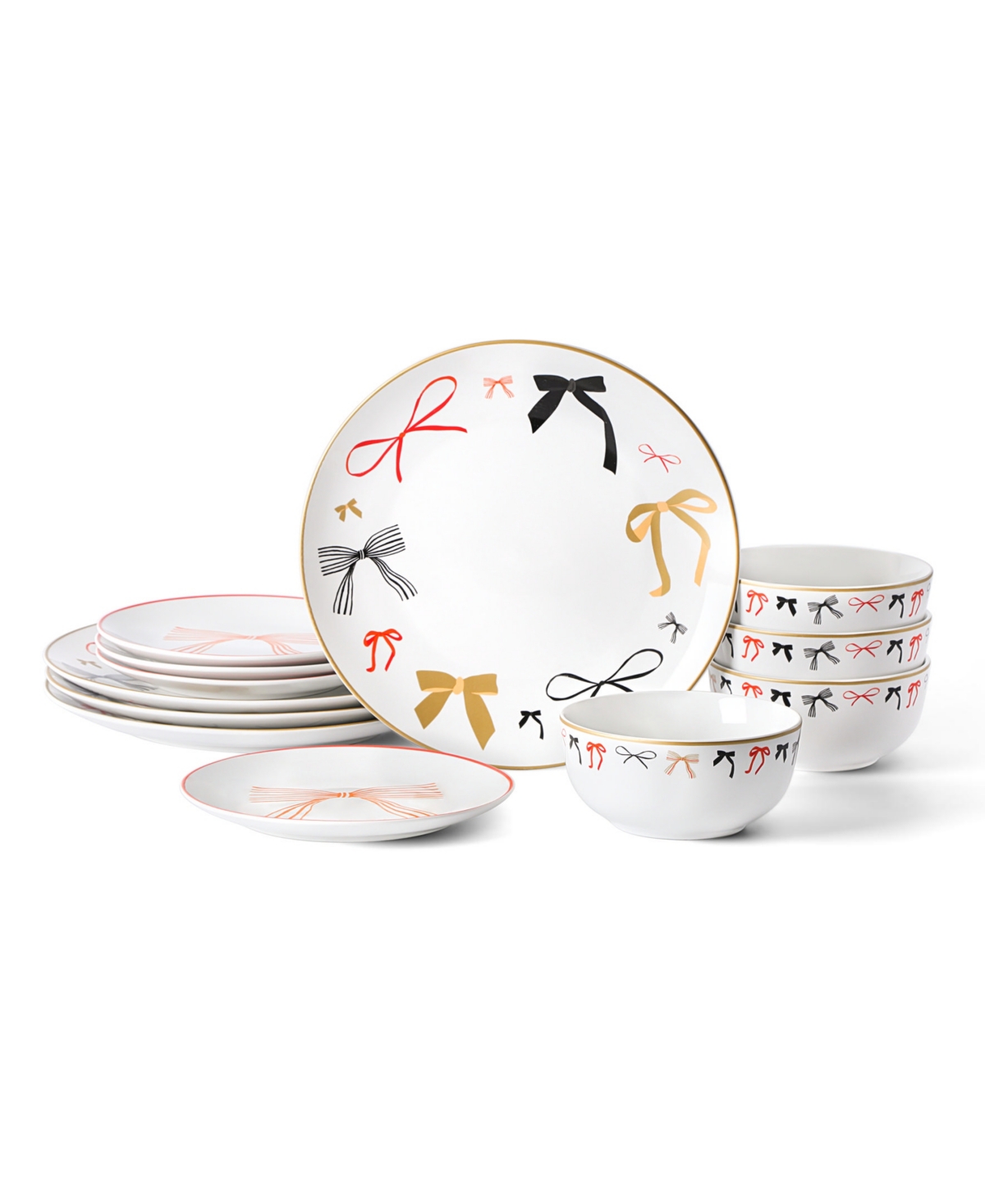 Click here for Stone Lain Rosie 12-Pc. Dinnerware Set  Service Fo... prices