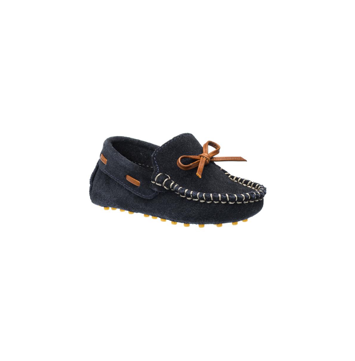 Click here for Elephantito Little Boys Driver Loafer - Suede blue prices