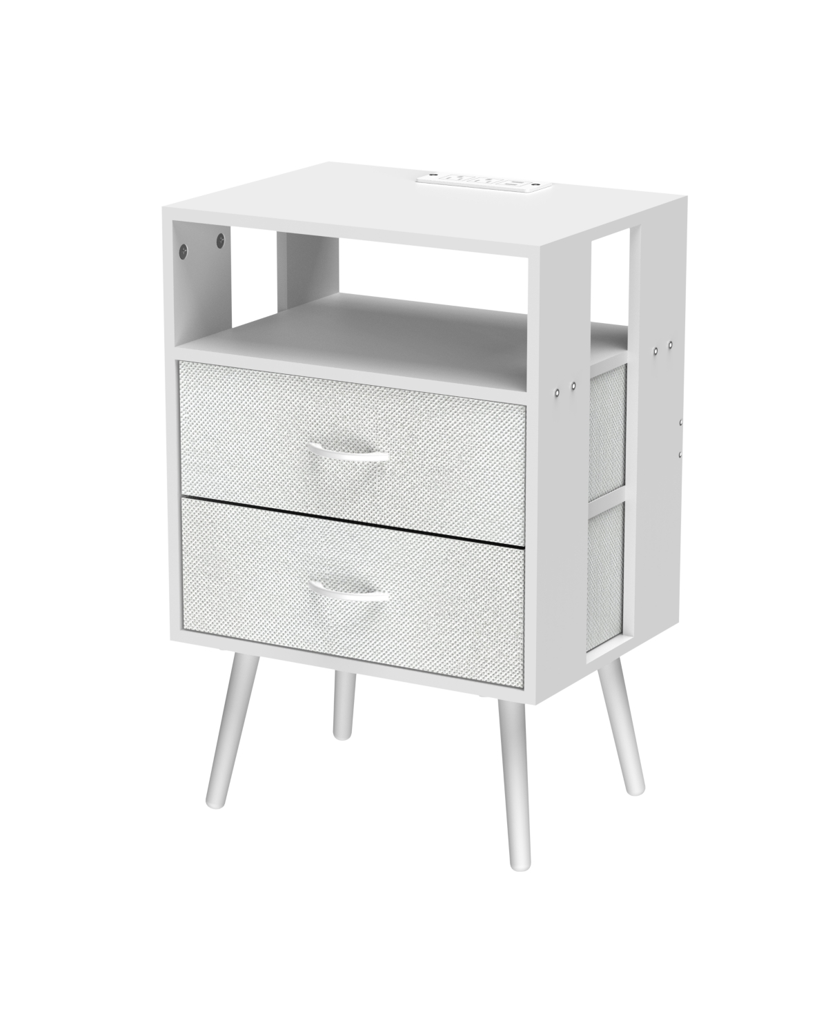 Click here for sumyeg Modern Nightstand Set of 2 with Charging St... prices