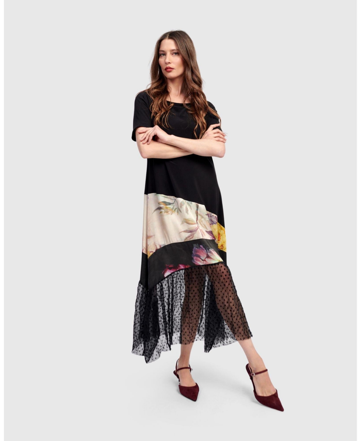 Click here for Alembika Womens Tina T-Shirt Dress - Black prices