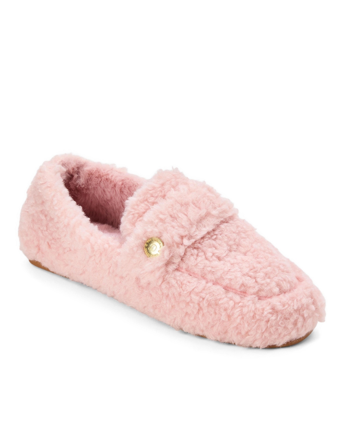 Click here for Dearfoams Womens Madeline Luxe Teddy Loafer Slippe... prices