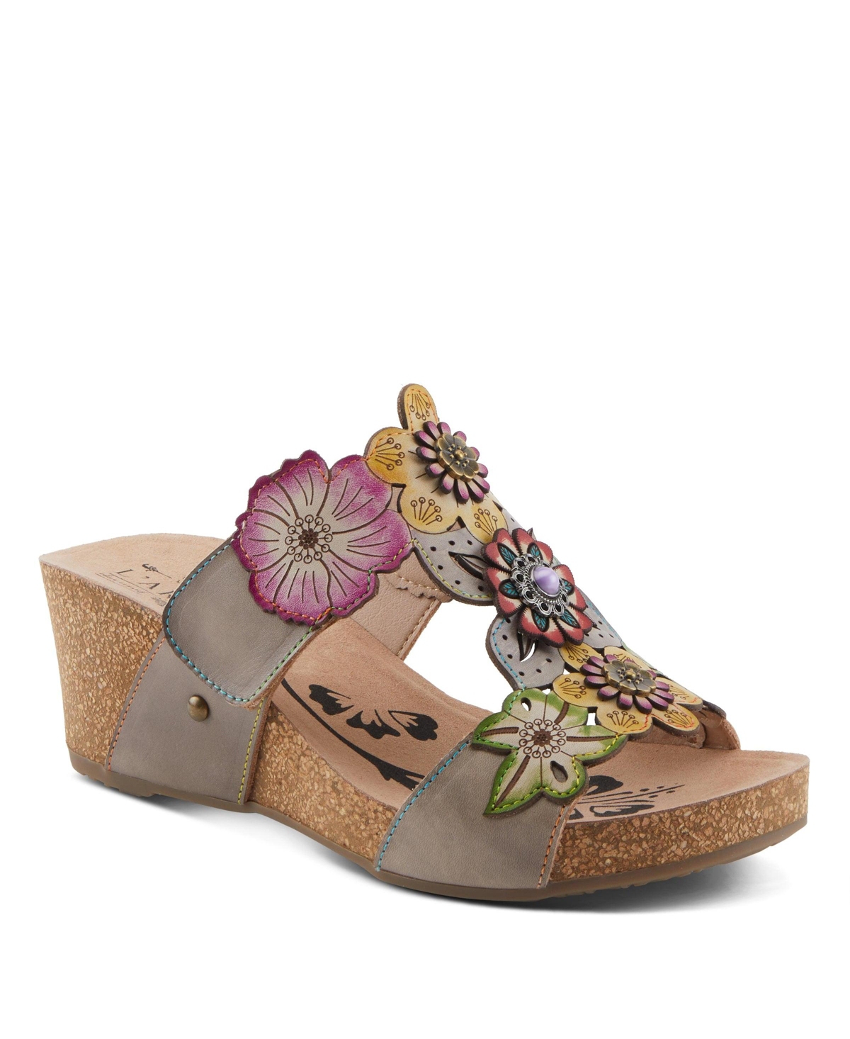 Click here for LArtiste Womens Spring Step Prettypetals Sandal -... prices