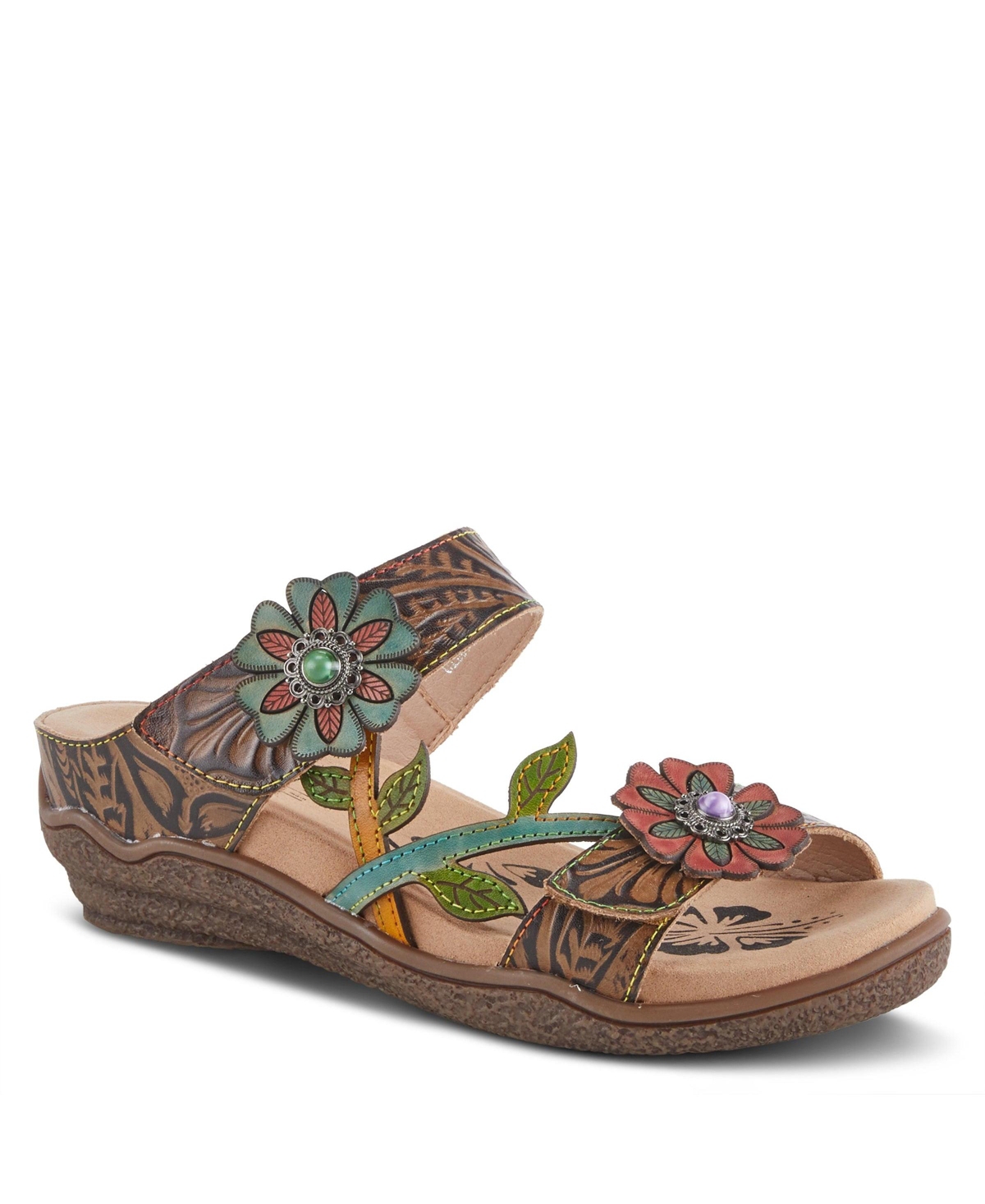 Click here for LArtiste Womens Aymee Sandal - Taupe multi prices