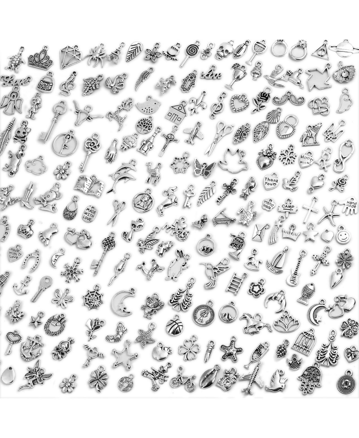 Click here for Gnuadz 200pcs Metal Charms Diy Jewelry Making Earr... prices