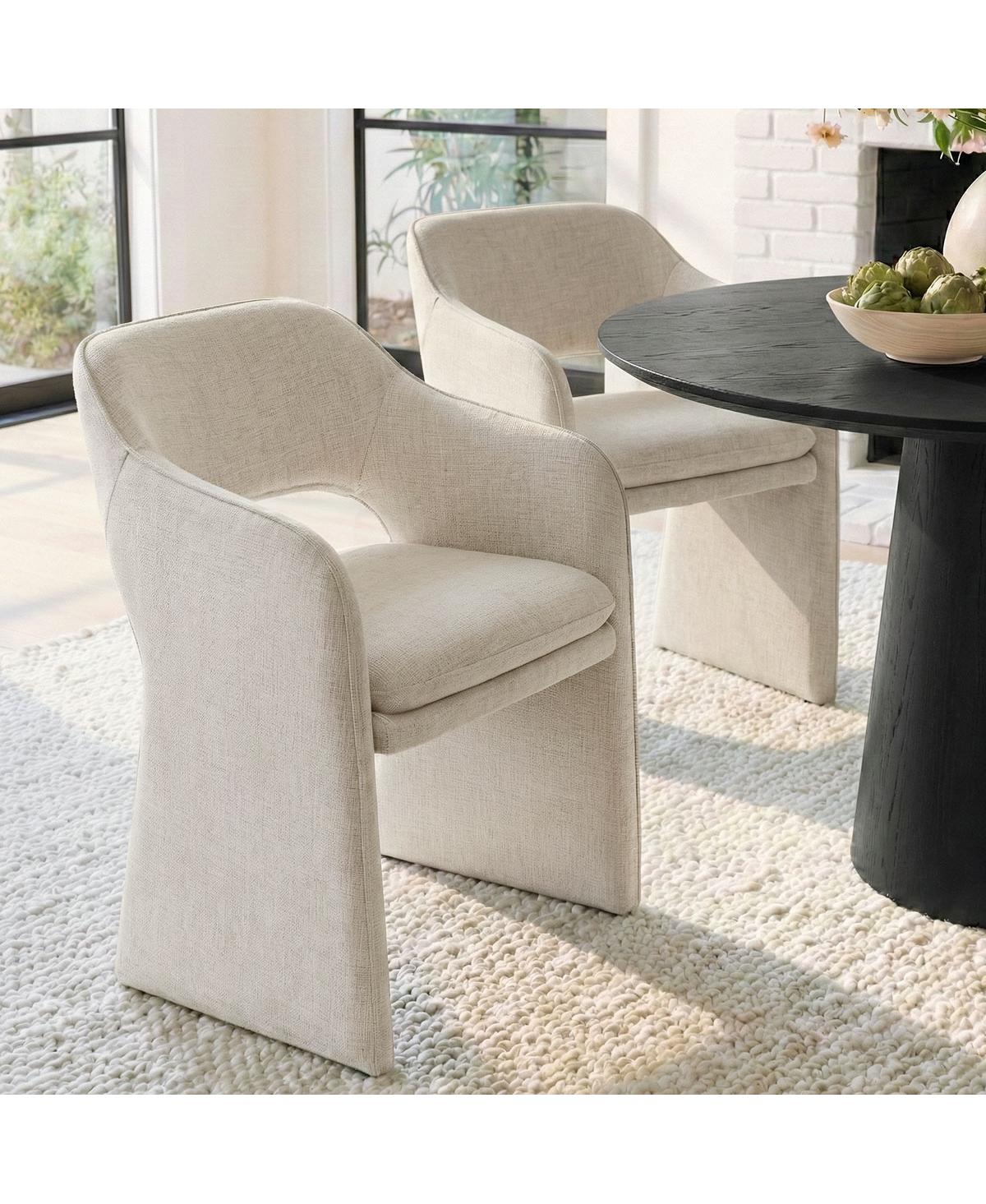 Click here for Maison Boucle Set of 2 Dining Chairs  Upholstered... prices