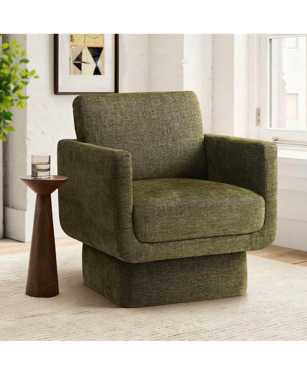 Click here for Maison Boucle 360 Swivel Barrel Accent Chair  Mode... prices