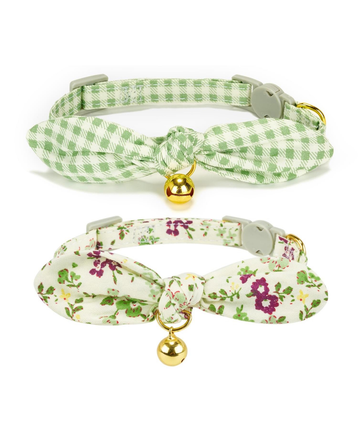 Click here for Aronkl Bowtie Cat Collar With Bell Breakaway Kitte... prices