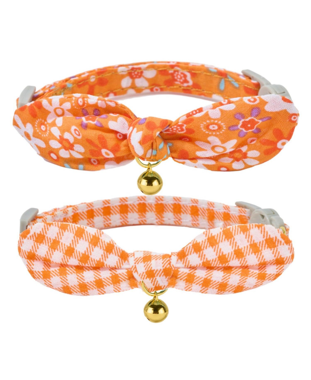 Click here for Aronkl Bowtie Cat Collar With Bell Breakaway Kitte... prices