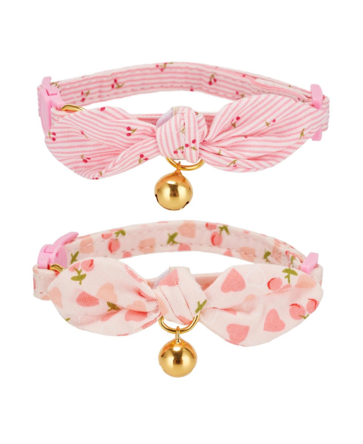 Click here for Aronkl Bowtie Cat Collar With Bell Breakaway Kitte... prices