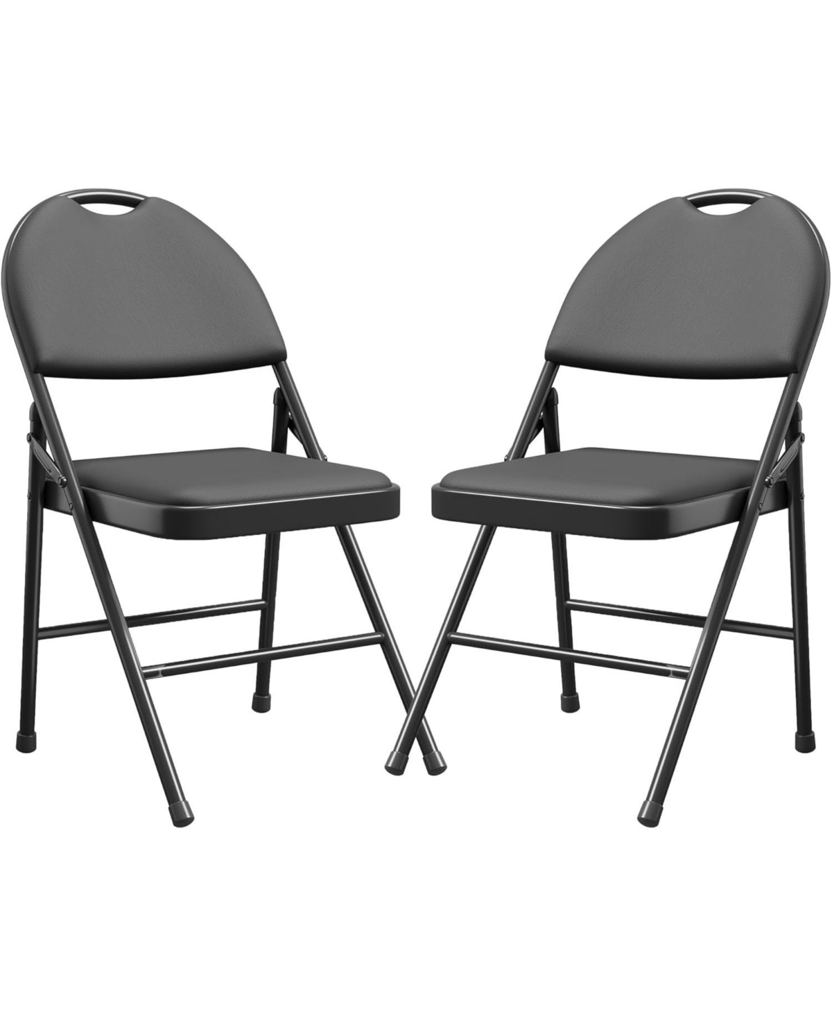 Click here for gaomon 4-Piece Set Metal Folding Chairs  Pu Leathe... prices