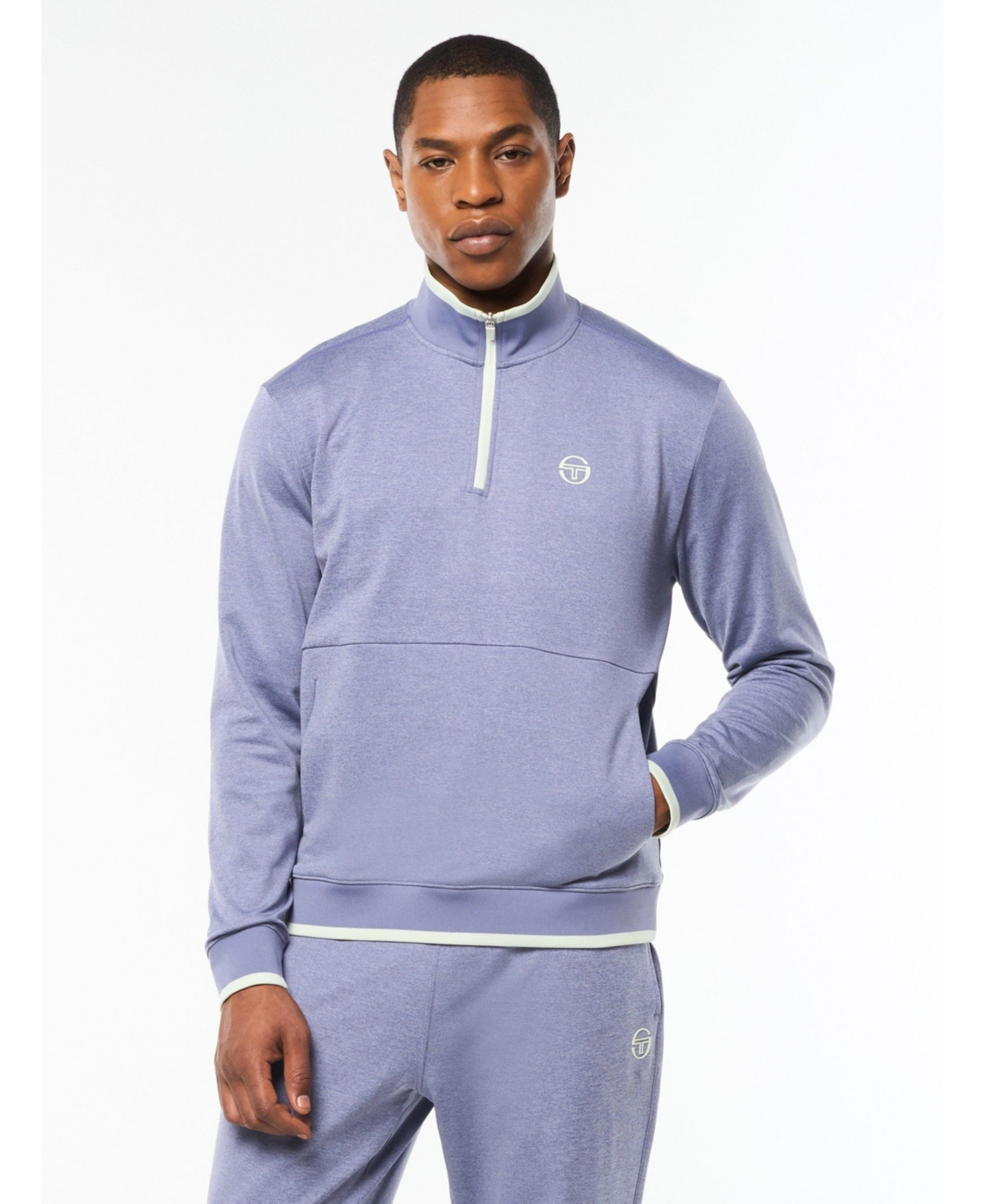 Click here for Sergio Tacchini Mens Nuvola Quarter Zip - Heron prices