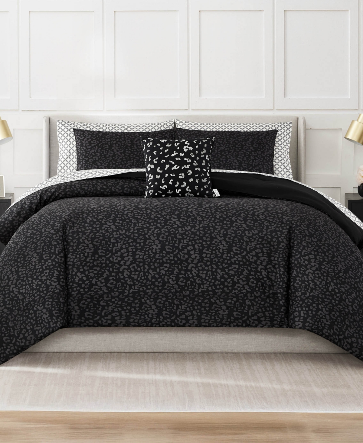 Click here for Nine West Leopard Bed in a Bag 8-Pc. Comforter Set... prices