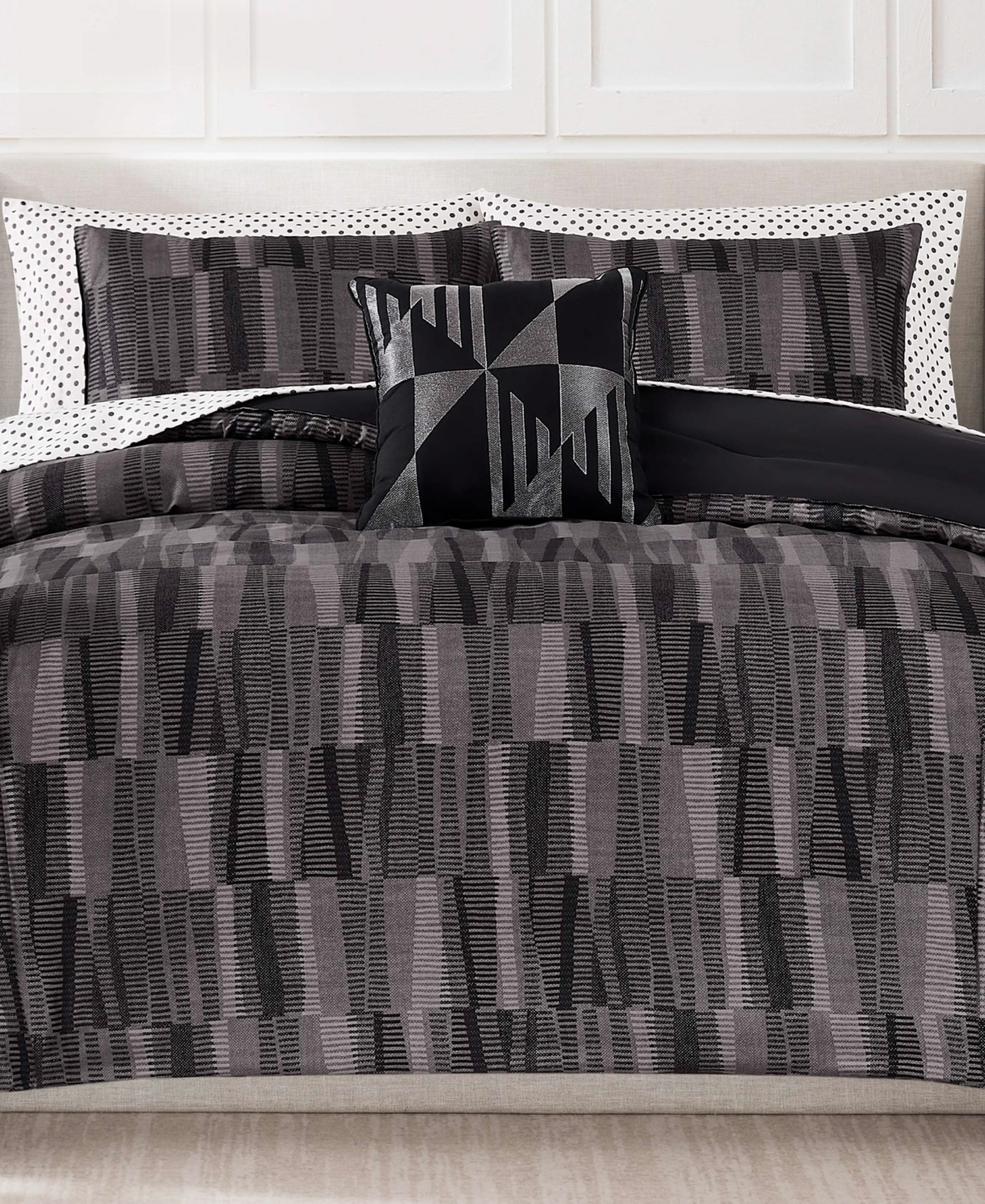 Click here for Nine West Woven Geo Bed in a Bag 8-Pc. Comforter S... prices