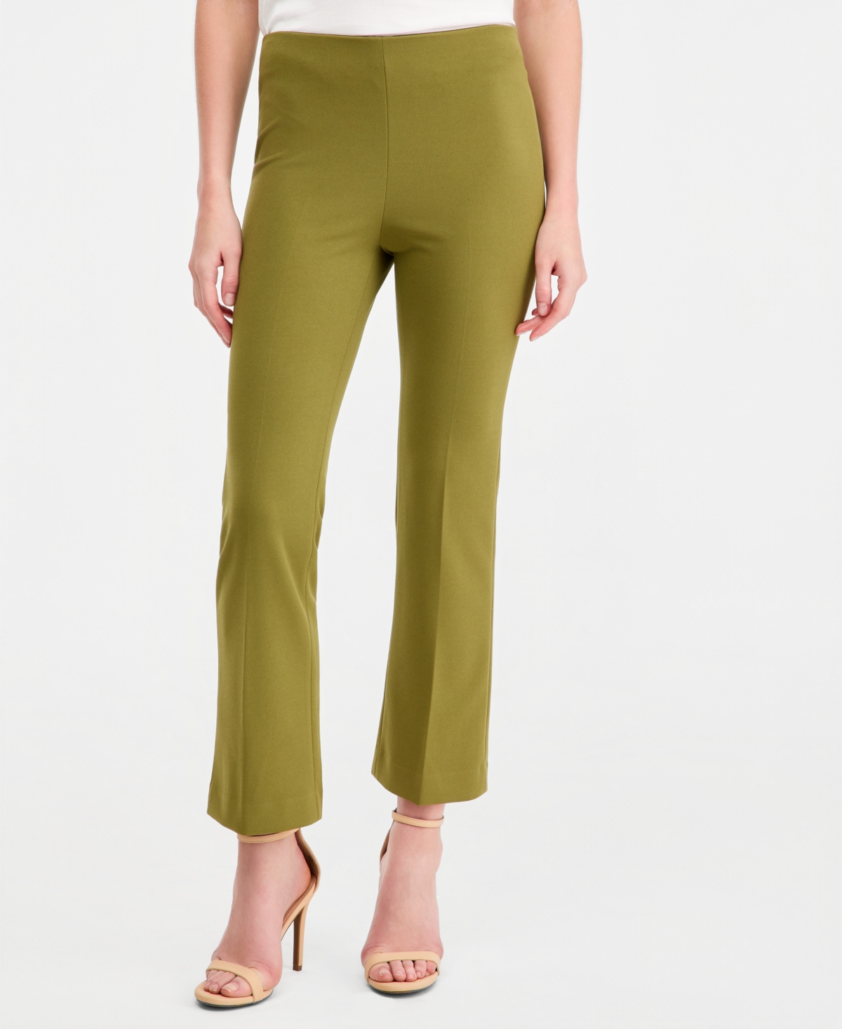 Click here for Anne Klein Womens Pull-On Kick-Flare Ankle Pants -... prices