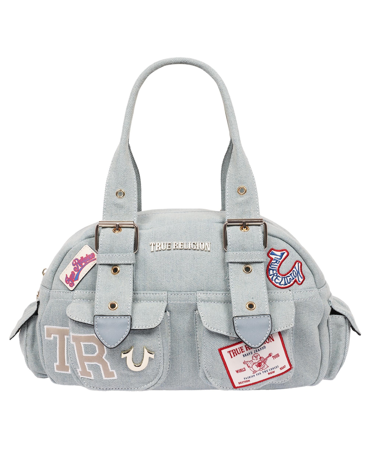 Click here for True Religion Multi-Patch Satchel - Denim prices