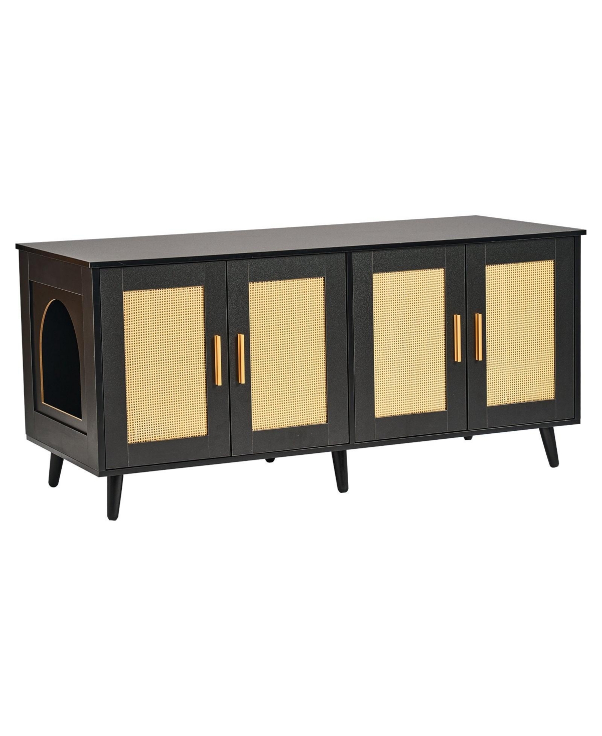 Click here for Inolait Wooden Cat Litter Box Enclosure for 2 Cats... prices