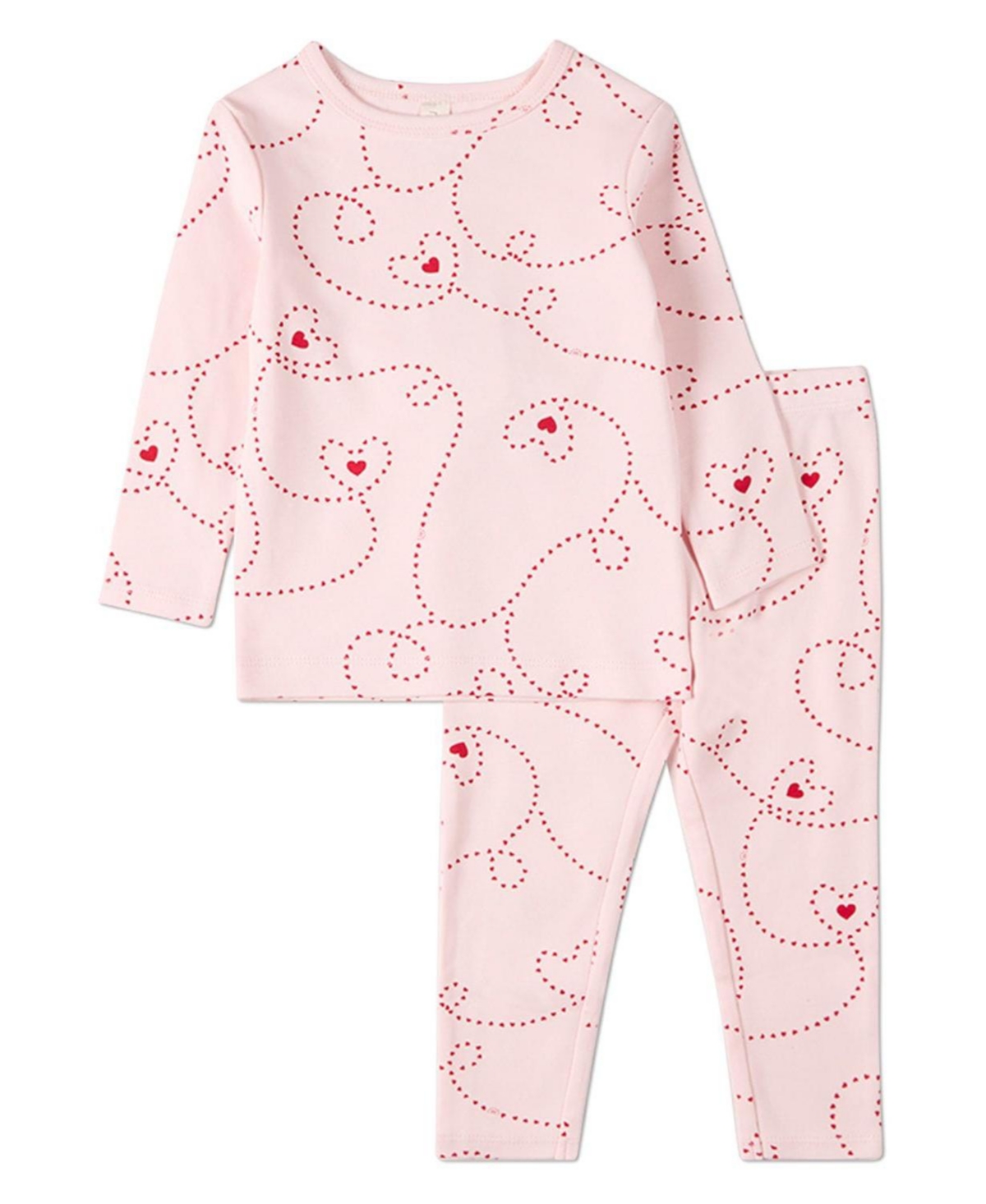 Click here for MeMoi Baby Girls 2 Piece Entangled Hearts 100 Cott... prices