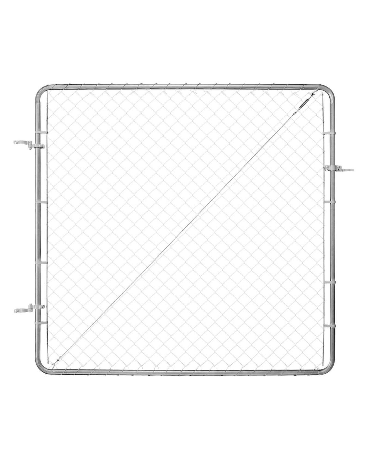 Click here for Sugift Chain Link Fence Gate  Adjustable Panel  Op... prices