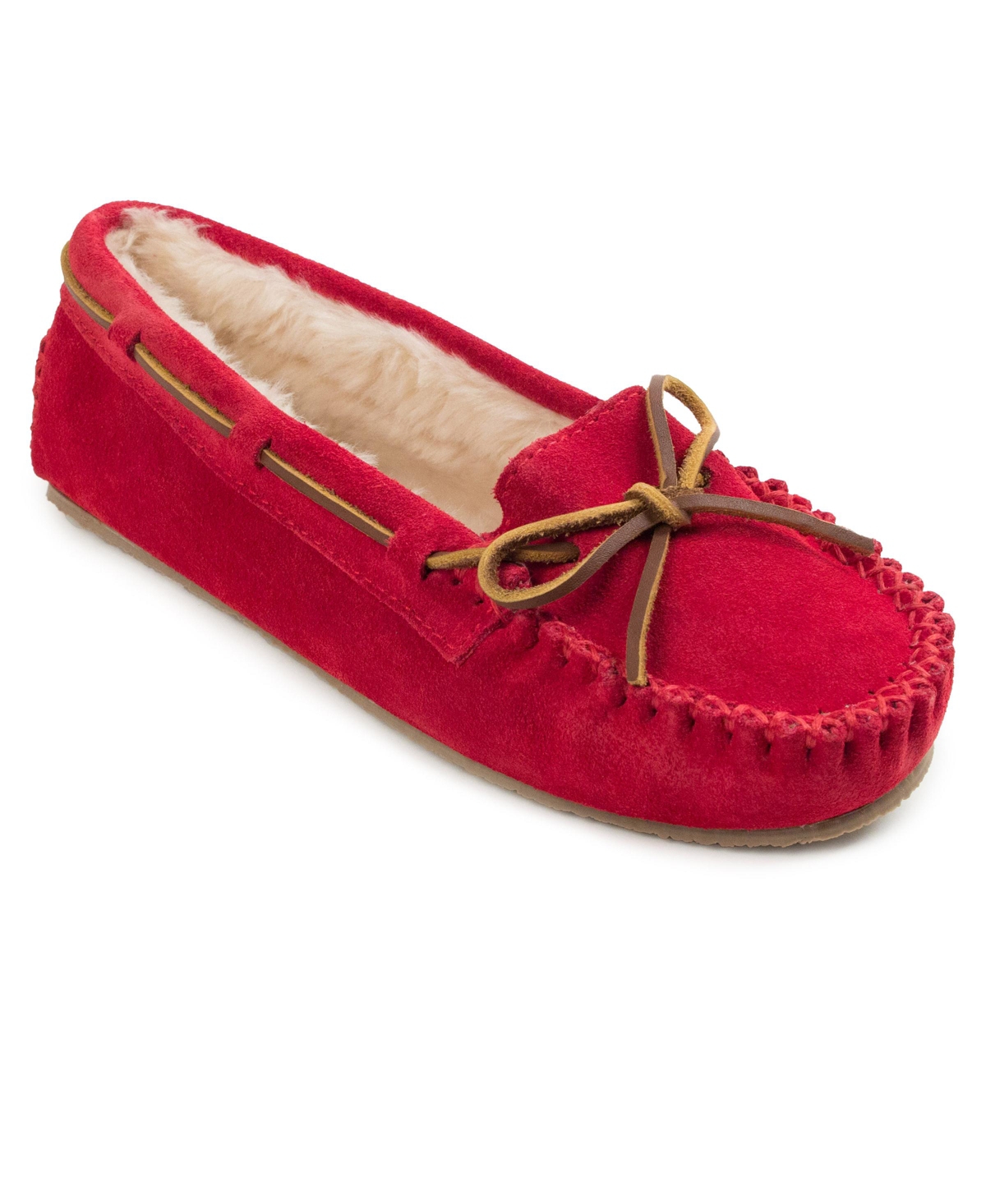 Click here for Minnetonka Womens Cally Slippers - Red prices