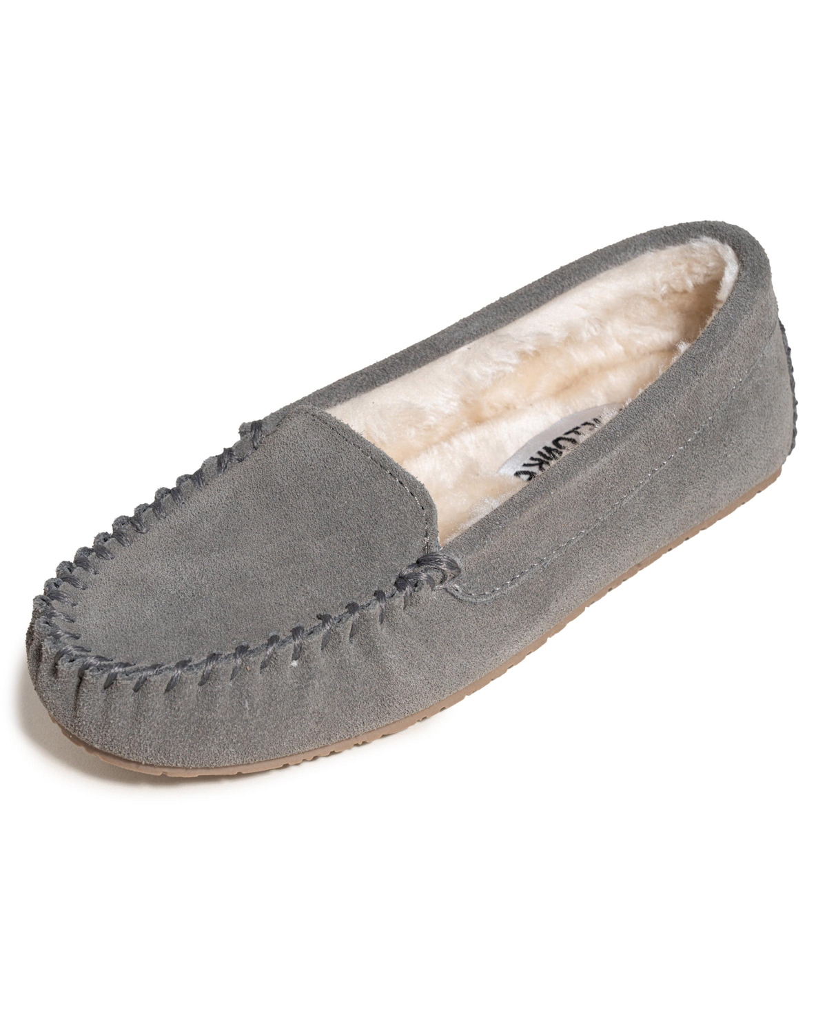 Click here for Minnetonka Womens Cosi Venetian Suede Slippers - G... prices