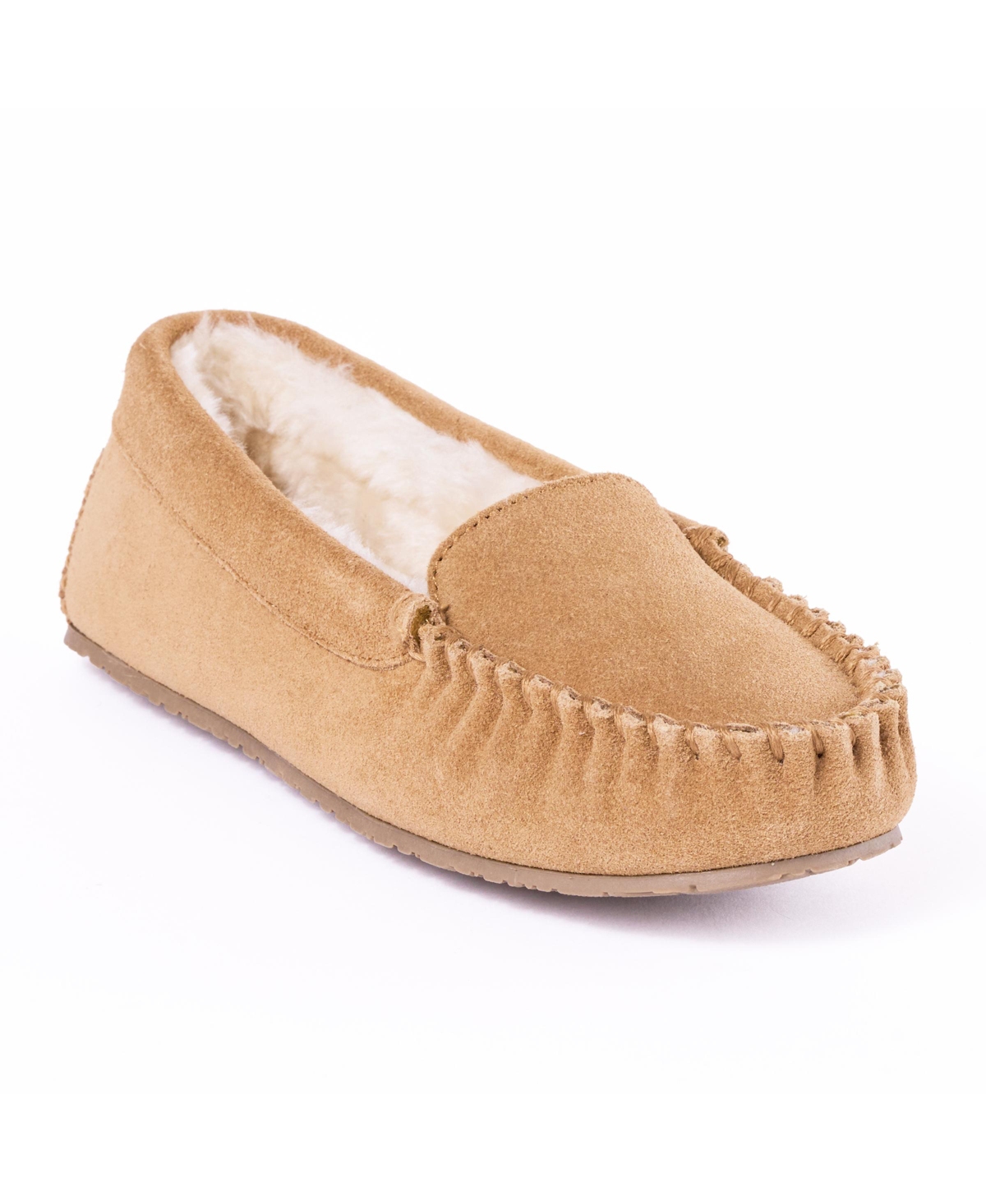 Click here for Minnetonka Womens Cosi Venetian Suede Slippers - C... prices
