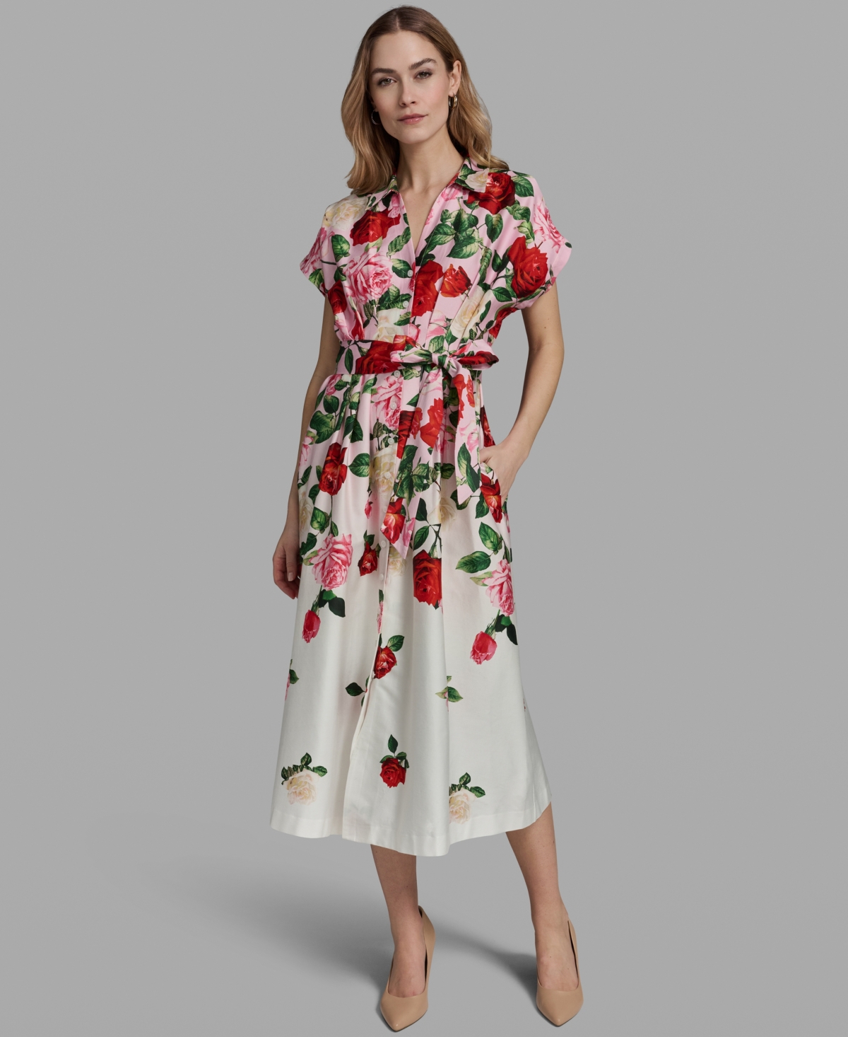 Click here for Karl Lagerfeld Paris Womens Printed Collared Shirt... prices