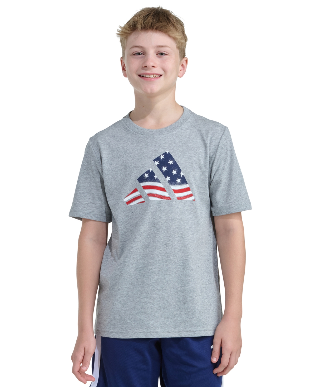 Click here for adidas Boys 8-20 Short-Sleeve Usa Flag Logo T-Shir... prices