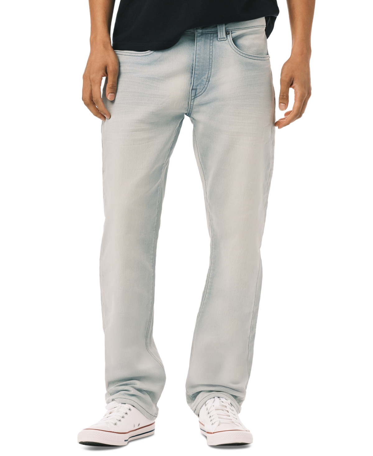 Click here for Buffalo David Bitton Mens Straight Six Jeans - Kni... prices