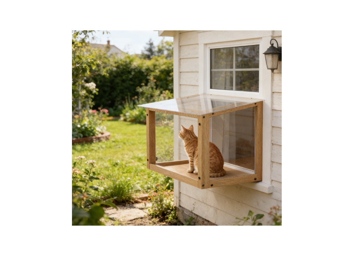 Click here for Zeus & Ruta Waterproof Window Cat Perch with Woode... prices
