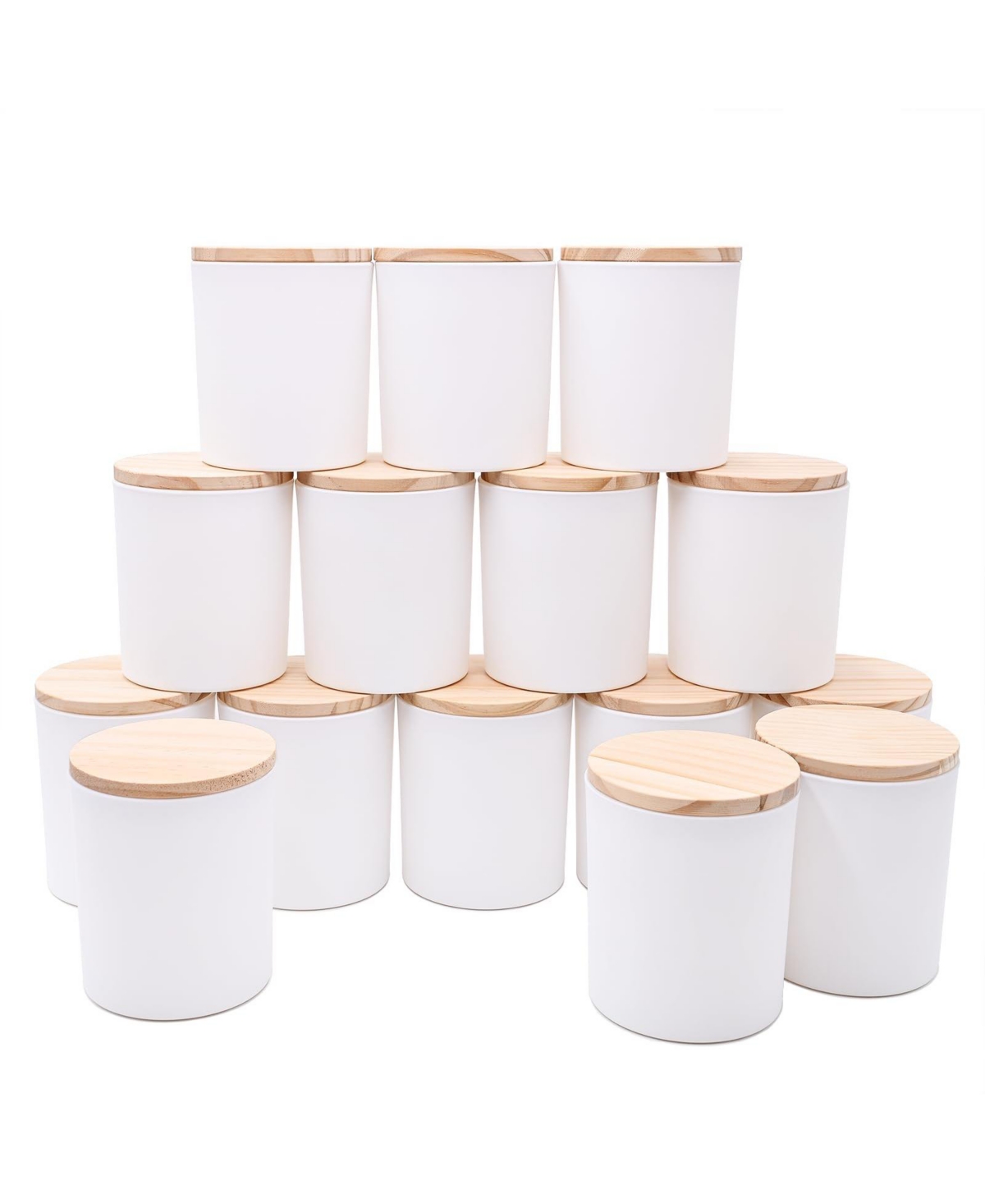 Click here for Gnuadz 15pcs Candle Jars With Wood Lids Empty Samp... prices