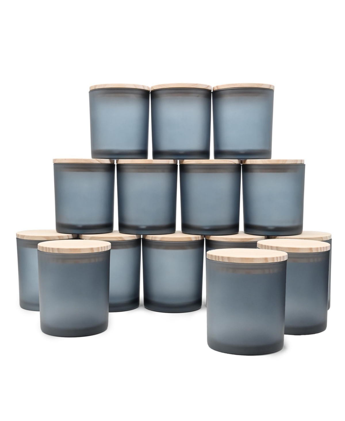 Click here for Gnuadz 15pcs Candle Jars With Wood Lids Empty Samp... prices